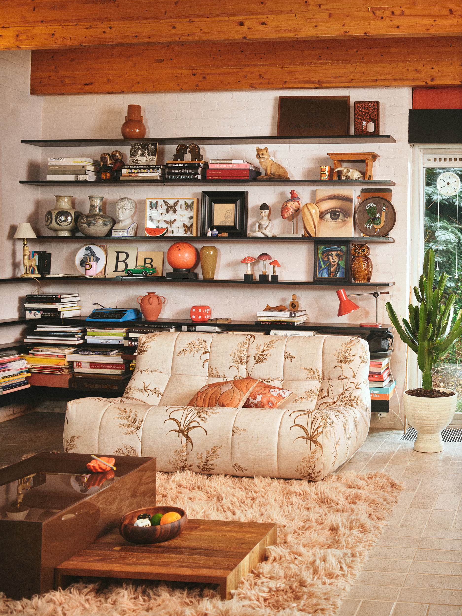 Padded cushion retro wave (40x30cm) | HKLIVING Padded cushion retro wave (40x30cm) | HKLIVING