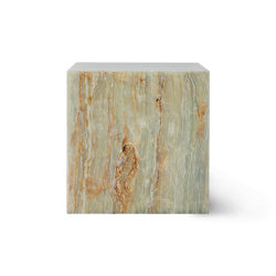 Onyx marble block table | HKLIVING