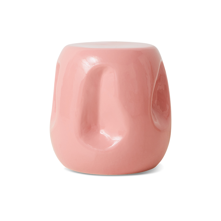 Currents ceramic side table coral | HKLIVING