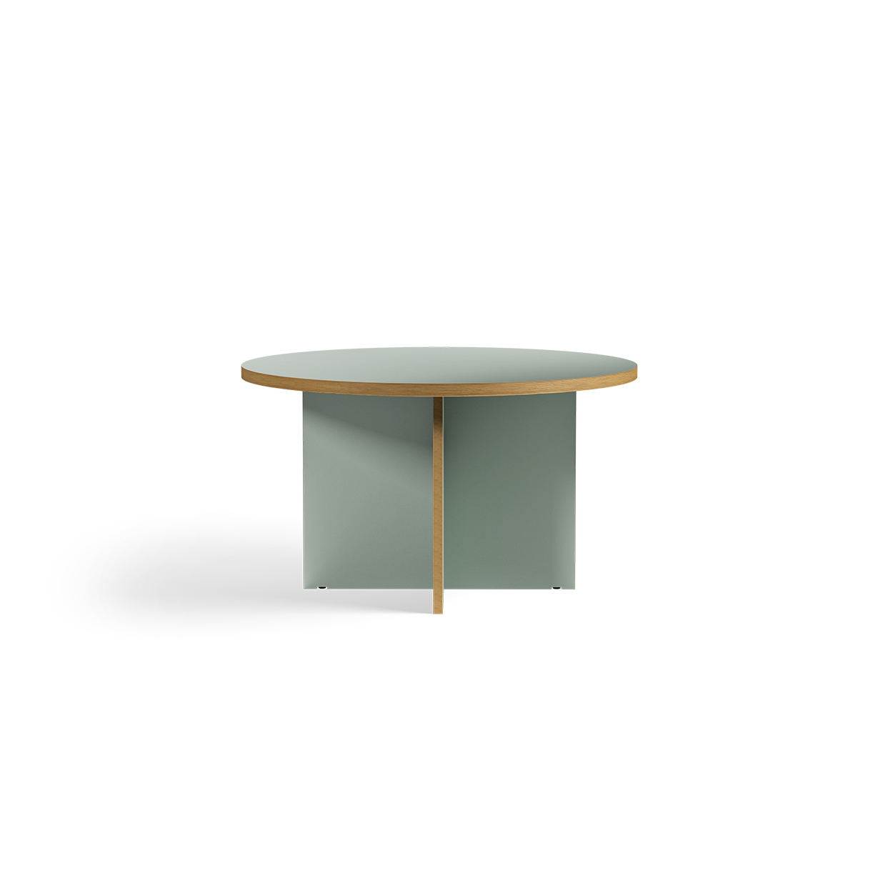 Dining table, pale green, round 130cm | HKLIVING