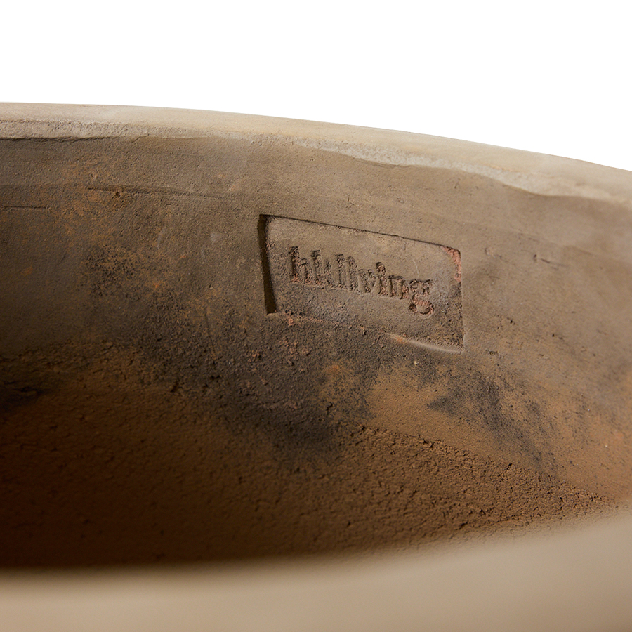 Sirocco terracotta floor vase | HKLIVING