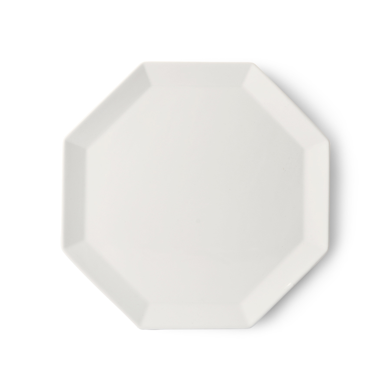 athena ceramics: octagonal dinner plate white | HKliving