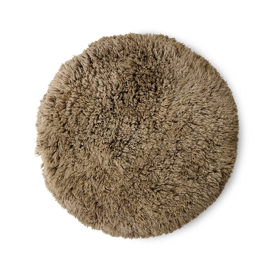 Fluffy square rug 'retro summers' (250x250) | HKLIVING