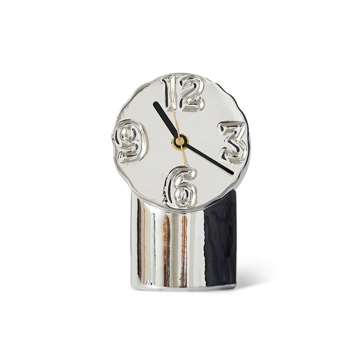 Retro ceramic clock chrome | HKLIVING