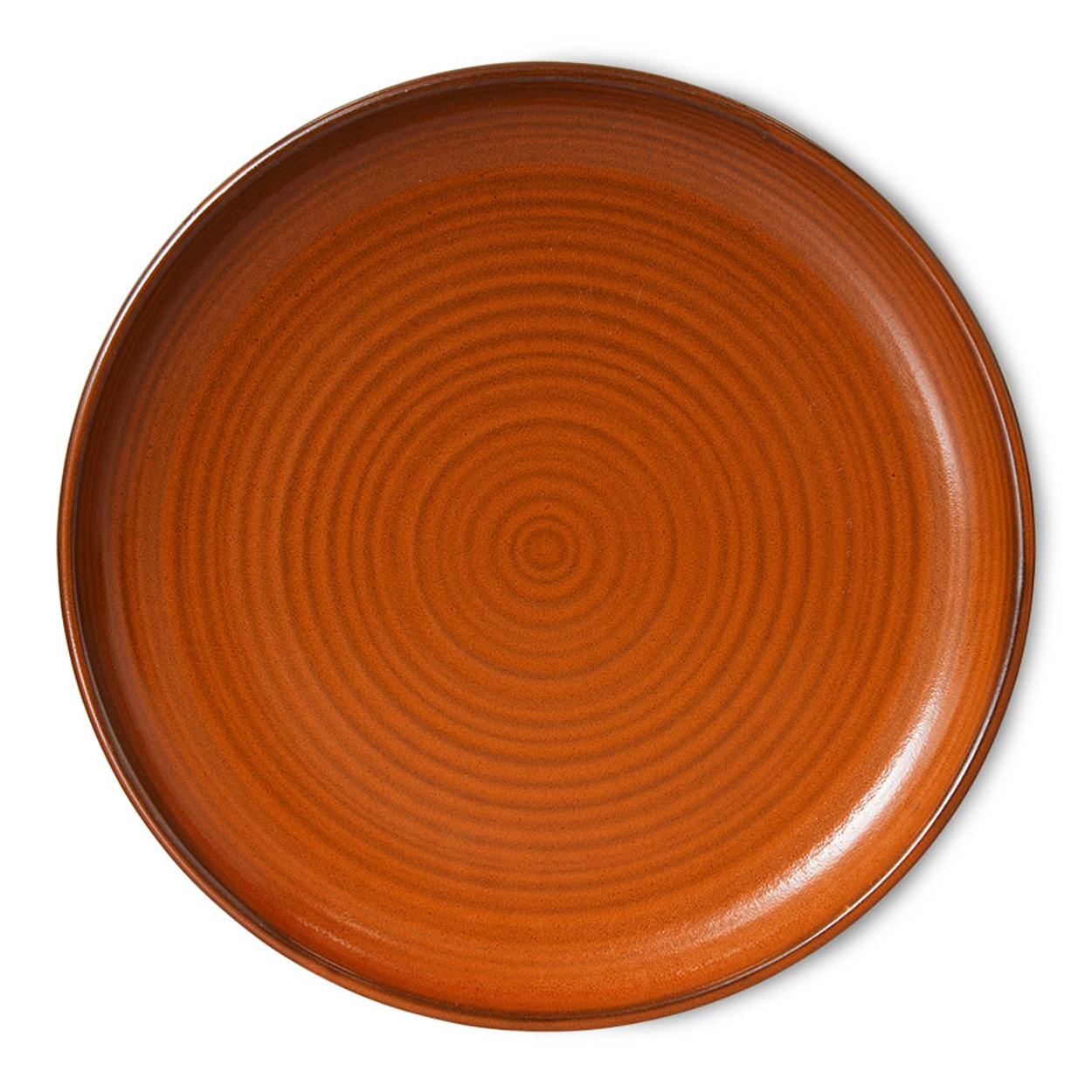 Chef ceramics: dinner plate, burned orange | HKLIVING