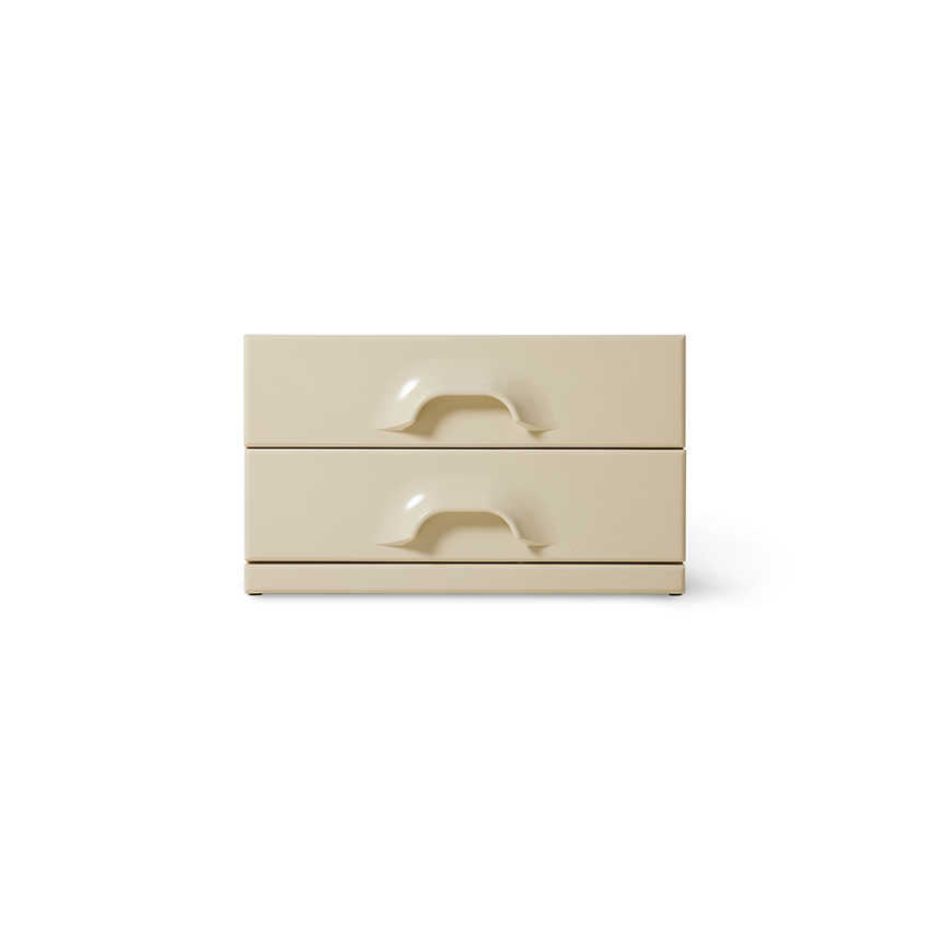Chest of 2 drawers, cream | HKliving