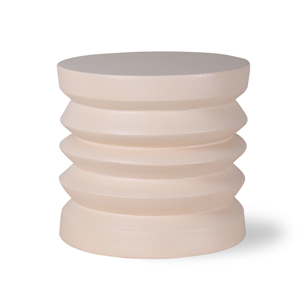 Stoneware side table cream | HKLIVING