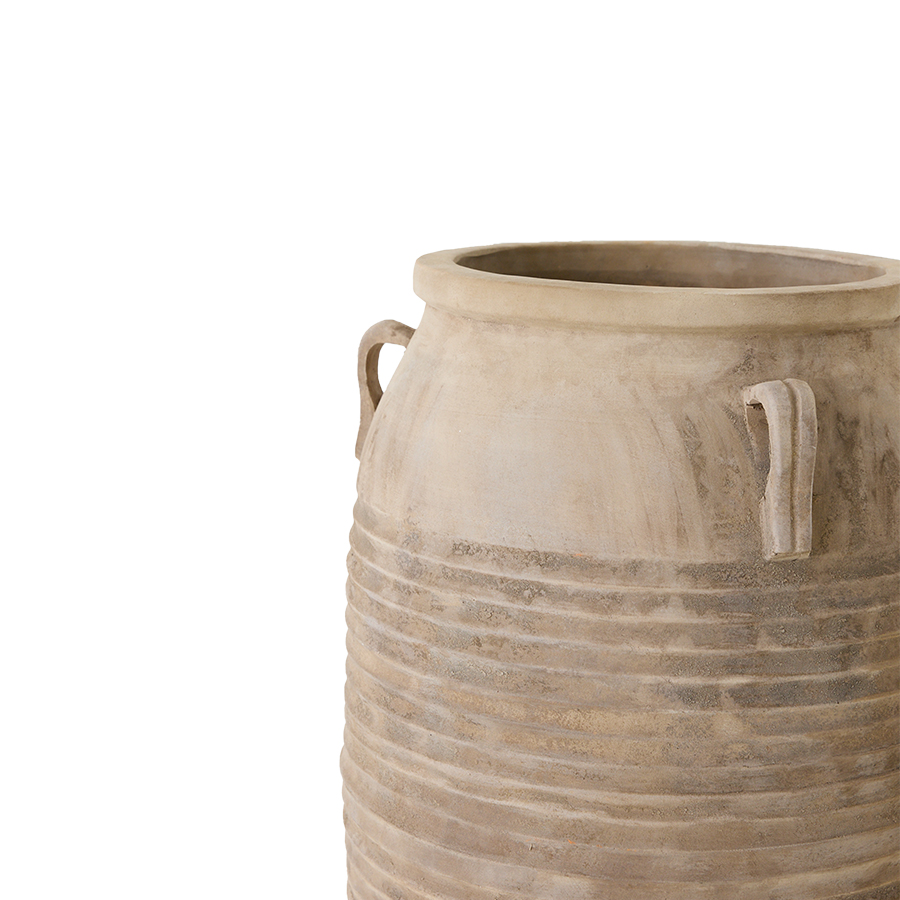 Sirocco terracotta floor vase | HKLIVING