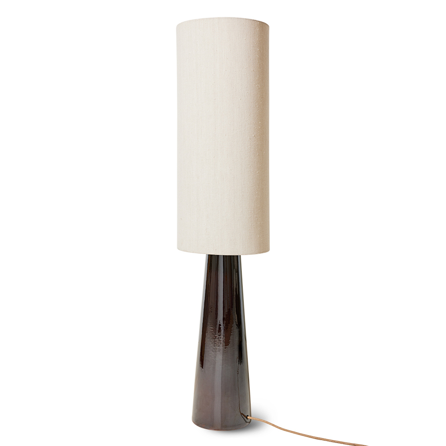 Cone floor lamp base XL brown | HKLIVING
