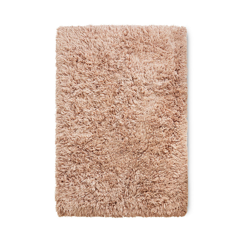 Fluffy rug soft pink (200x300) | HKliving