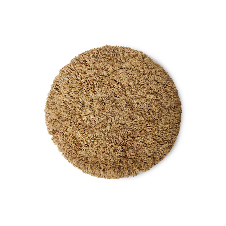 Fluffy square rug 'retro summers' (250x250) | HKLIVING