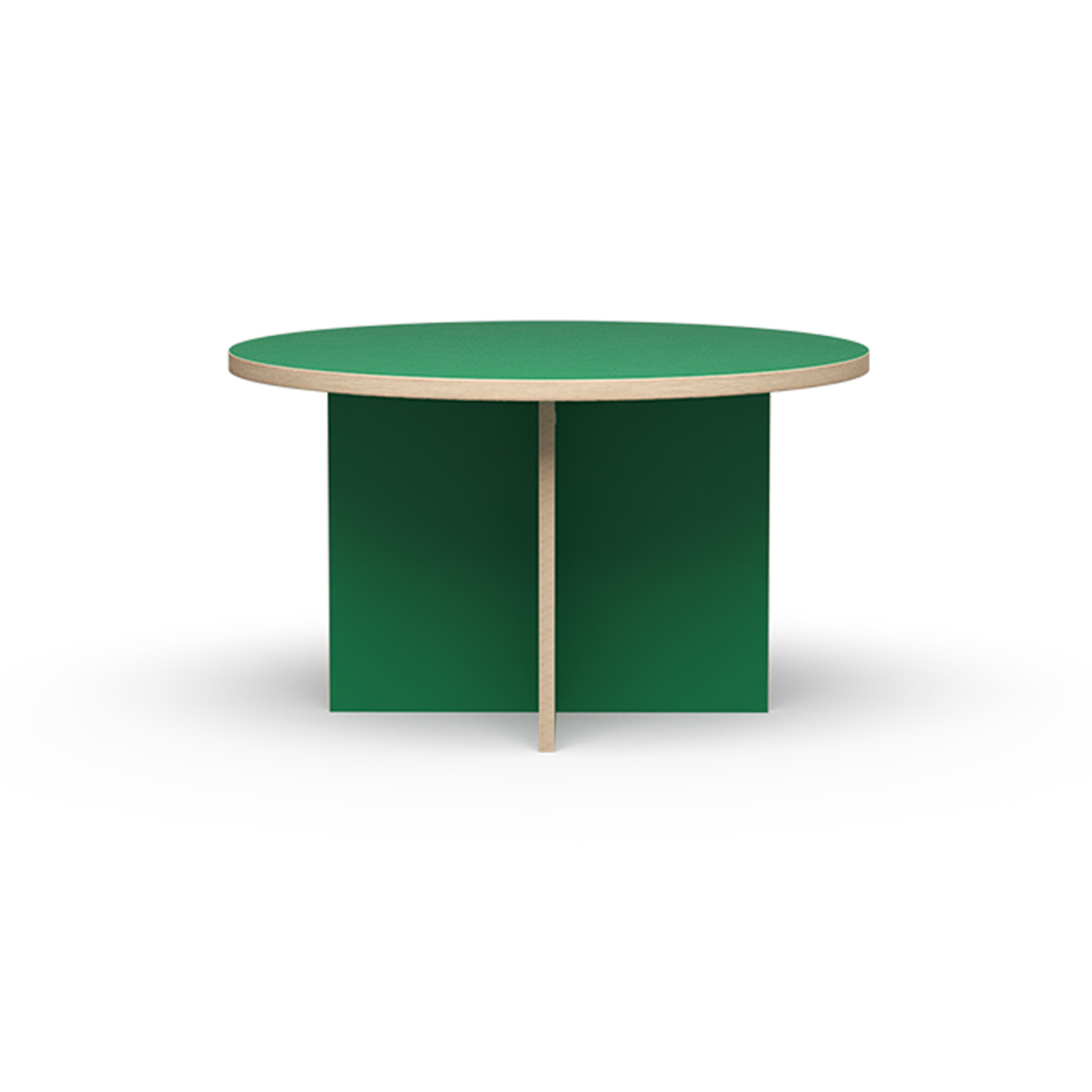 Dining table, green, round 130cm | HKLIVING