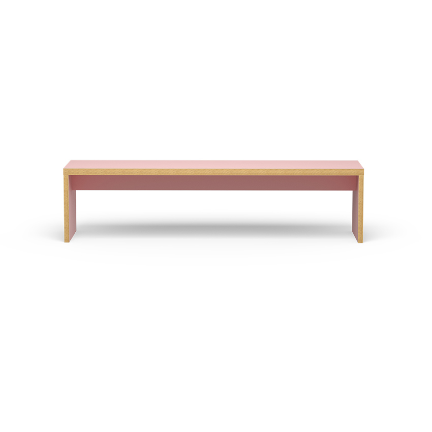 Bench, pink, 180cm | HKliving