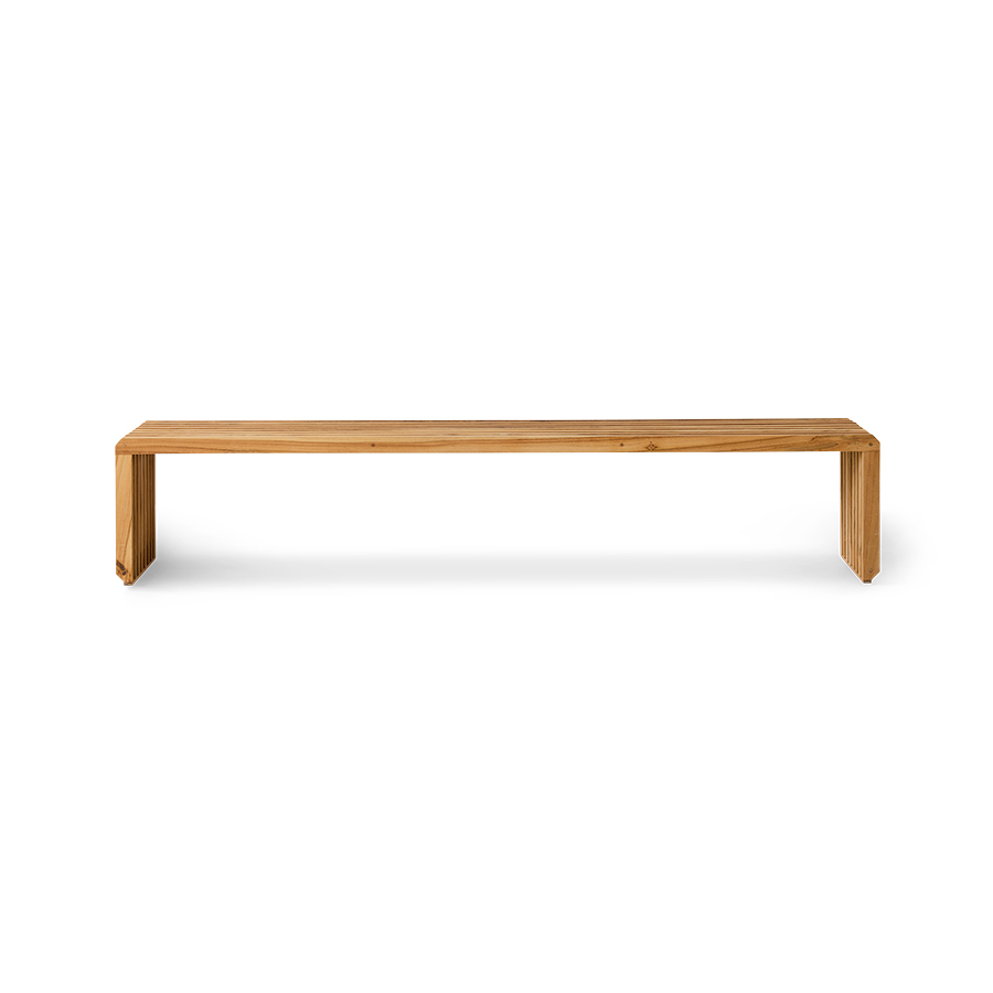 Slatted bench teak XL | HKLIVING