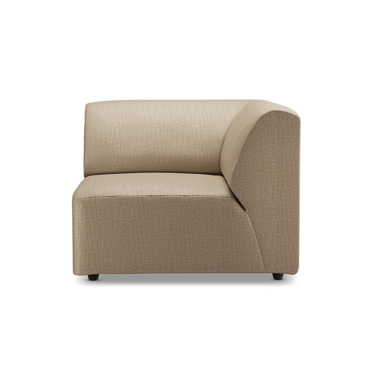 Jax couch: element right corner, pure, earth | HKLIVING