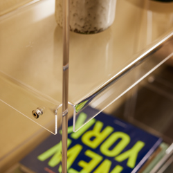 Acrylic cabinet: Back panel set | HKliving