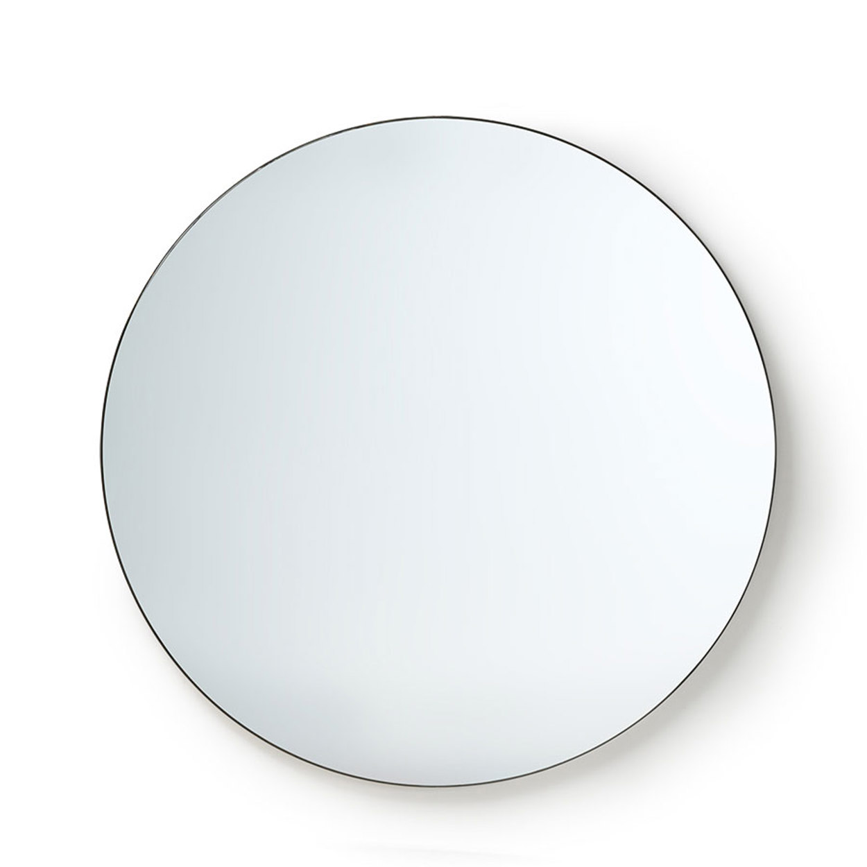 Round mirror metal frame 120cm | HKLIVING