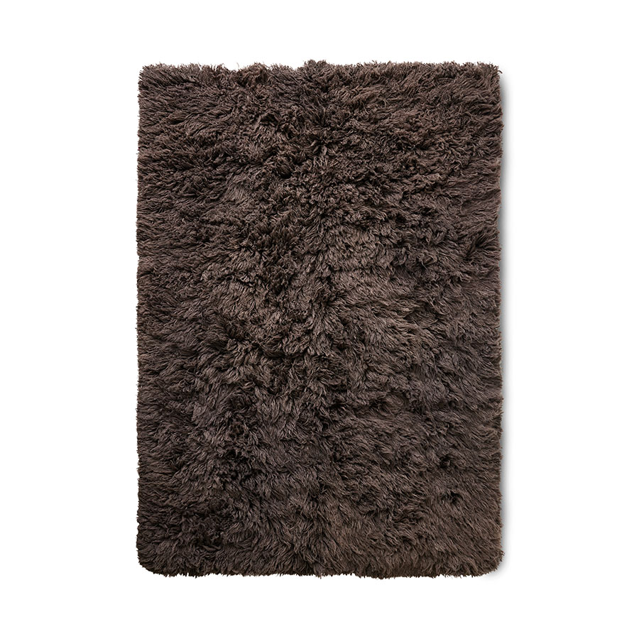Fluffy square rug 'retro summers' (250x250) | HKLIVING