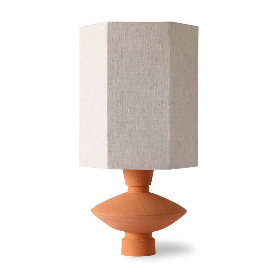Stoneware lamp base terra HKLIVING