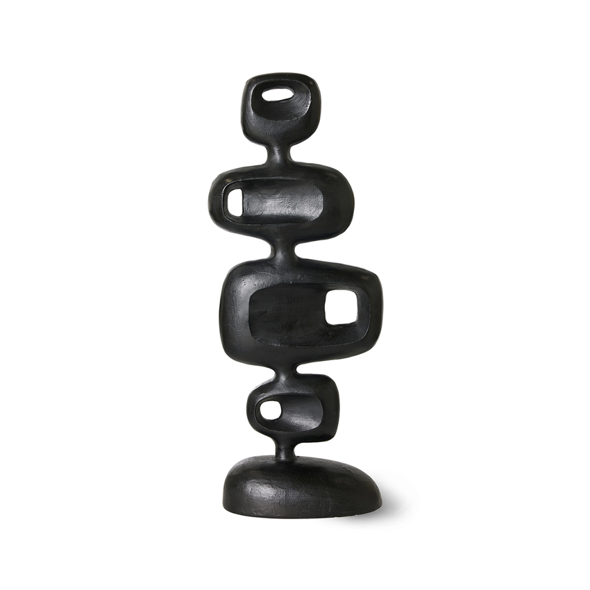 Aluminium sculpture heavy black | HKliving