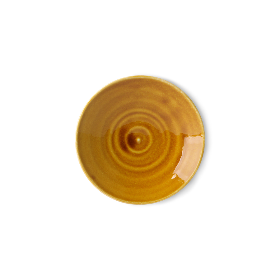 Kyoto ceramics: japanese small plate brown | HKLIVING