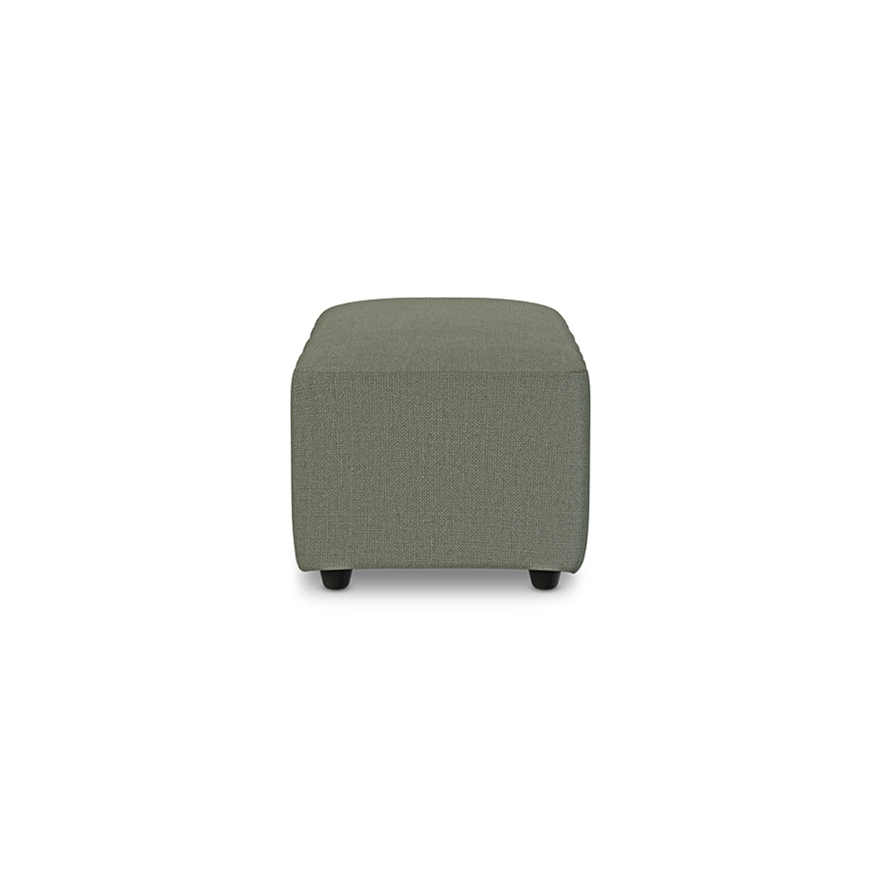 Jax couch: element hocker small, linen, army green | HKLIVING