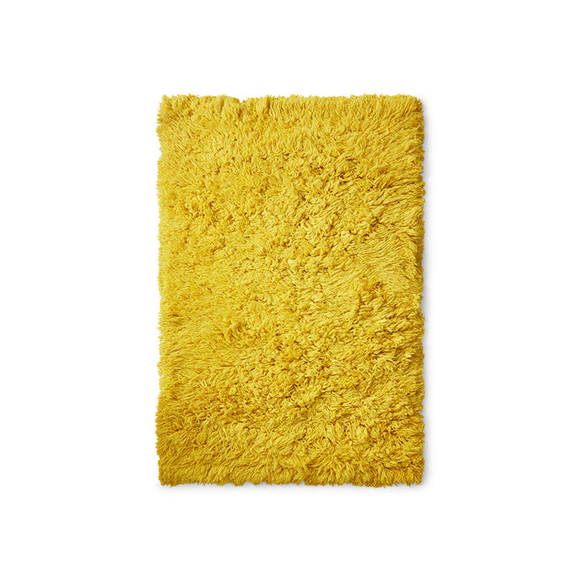 Fluffy rug yellow (150x240cm) | HKliving