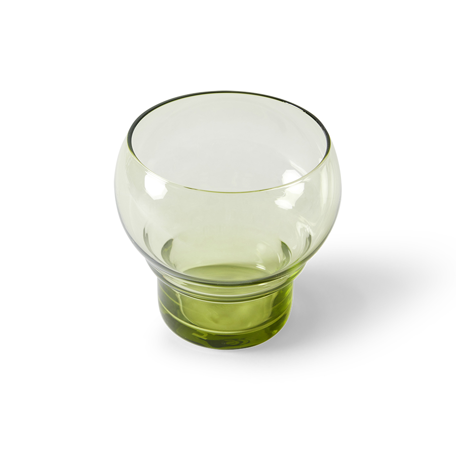 70s glassware: bulb glasses mint green (set of 4) | HKLIVING
